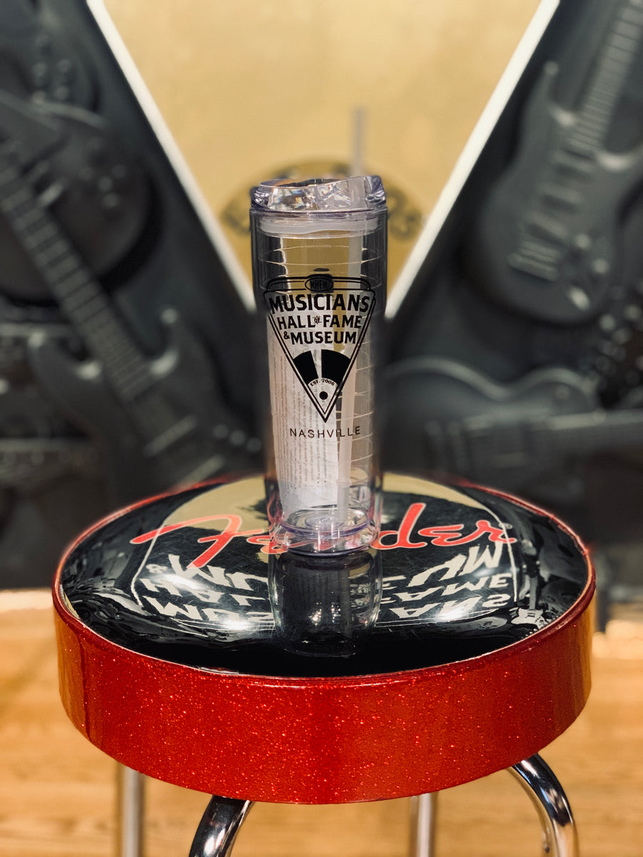 24oz Clear Tumbler Cup – The Musicians Hall of Fame